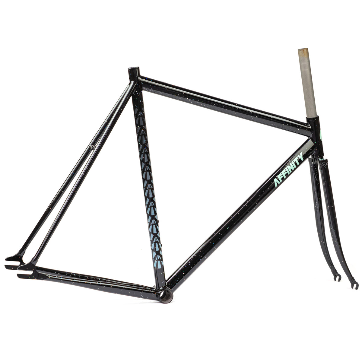 AFFINITY CYCLES "LO PRO FRAME SET (Keirin Sparkle Black)" – BICYCLE ...