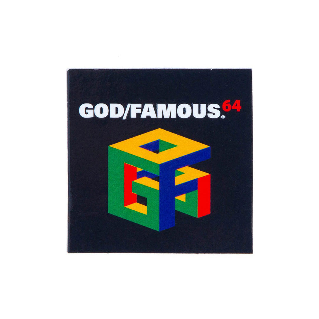 GOD&FAMOUS "G64 Sticker" – BICYCLE STUDIO MOVEMENT