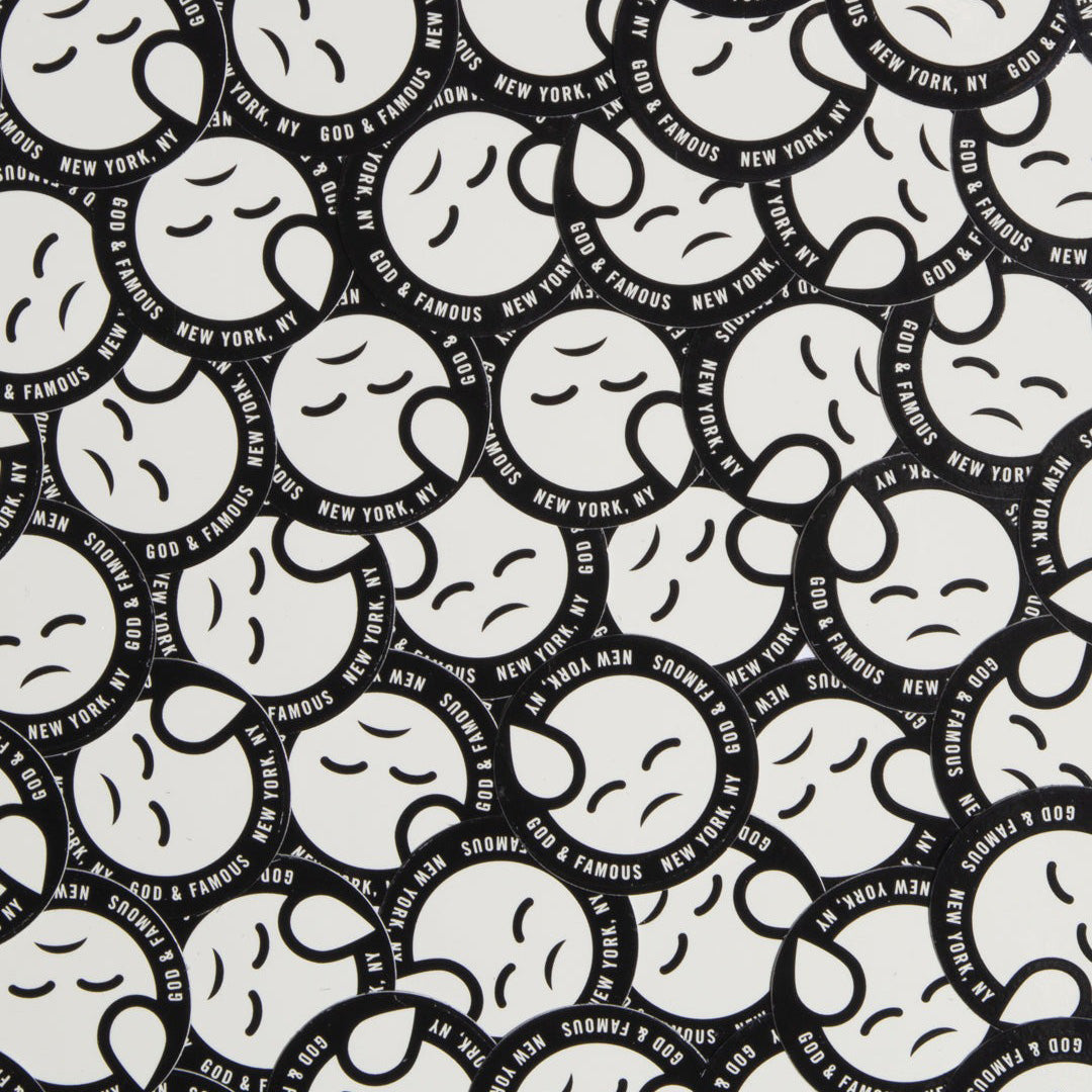 GOD AND FAMOUS "Paincave Sticker" – BICYCLE STUDIO MOVEMENT