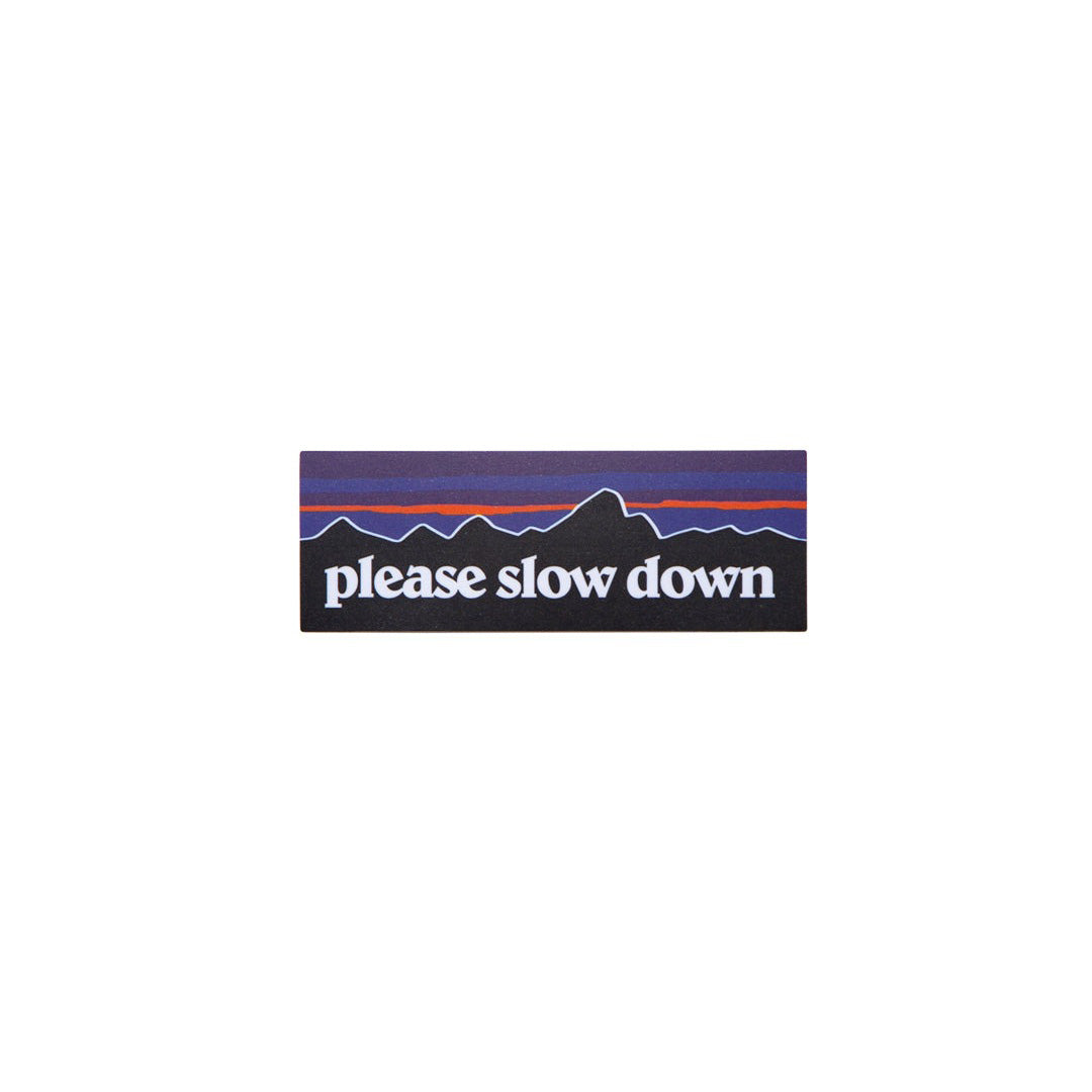 GOD&FAMOUS "Please Slow Down Sticker" – BICYCLE STUDIO MOVEMENT