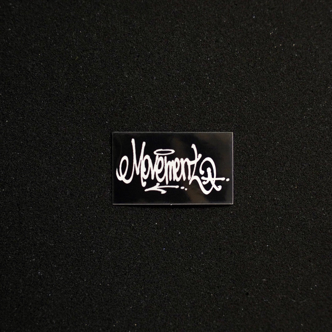 MOVEMENT BOX TAG LOGO STICKER – BICYCLE STUDIO MOVEMENT