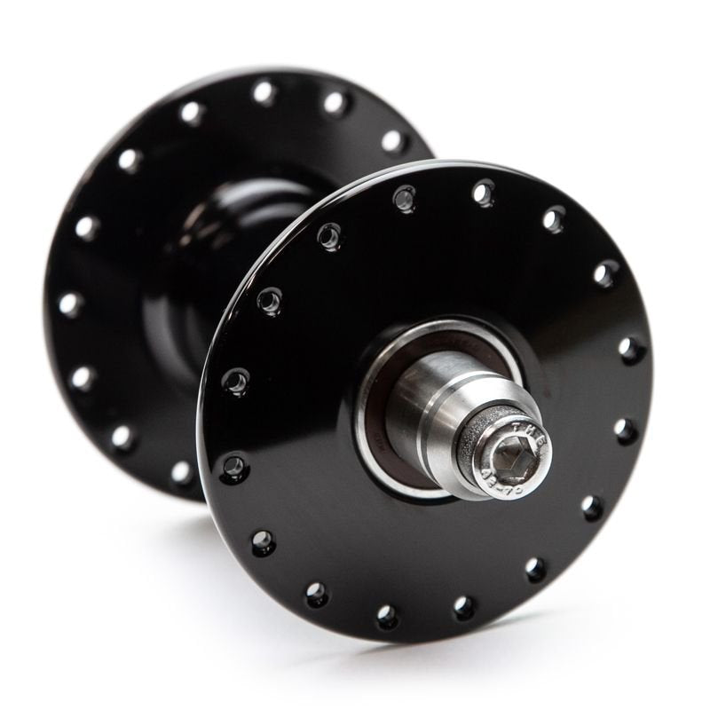 PHIL WOOD HIGH FLANGE TRACK HUB FRONT (BLACK) – BICYCLE STUDIO MOVEMENT