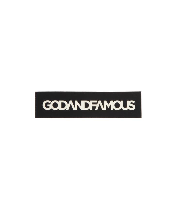 GOD＆FAMOUS BOX LOGO STICKER (3 in.) – BICYCLE STUDIO MOVEMENT