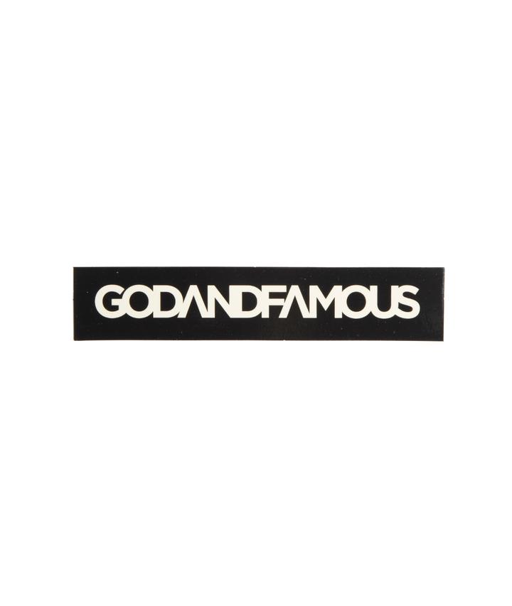 GOD&FAMOUS "BOX LOGO STICKER (5 in.)" – BICYCLE STUDIO MOVEMENT
