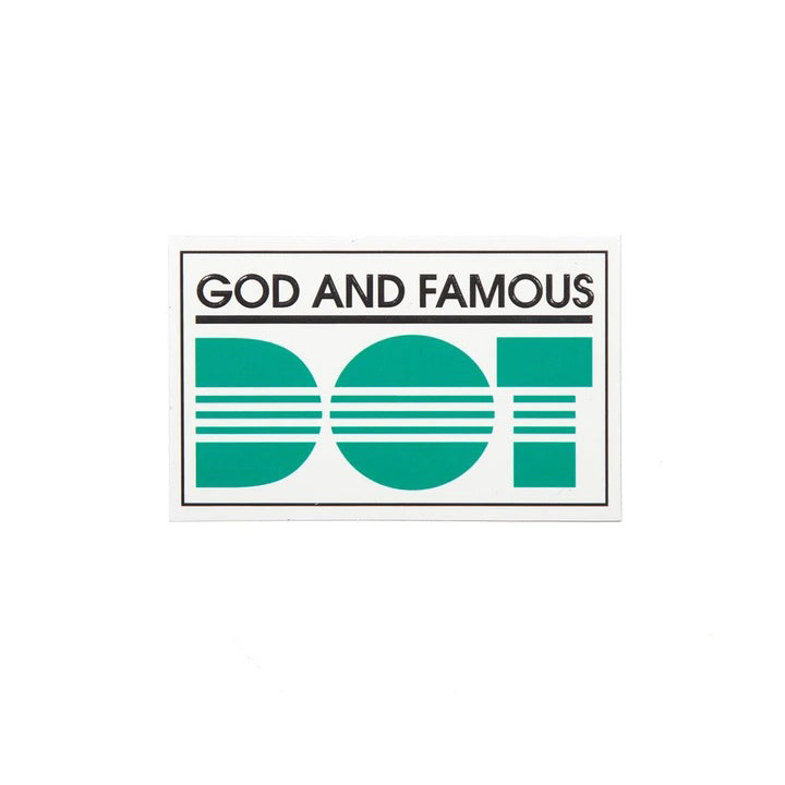 GOD&FAMOUS "DOT STICKER" – BICYCLE STUDIO MOVEMENT